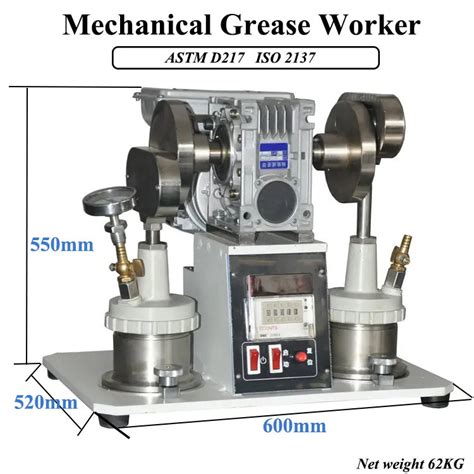 Astm D217 Grease Worker For Measuring The Consistency Of Lubricating