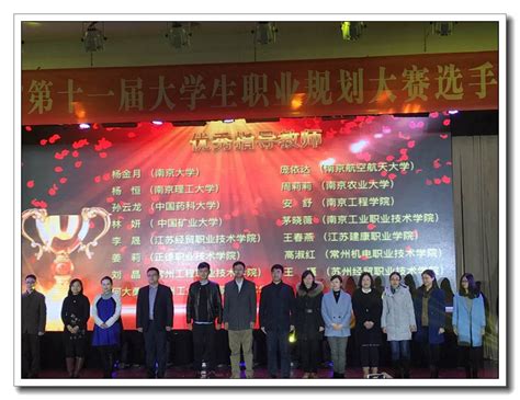 荣誉丨我校在2016年江苏省第十一届职业规划大赛中再创佳绩