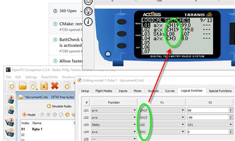 X9 Lite Companion Simulator Logic Switches Error · Issue 7285 · Opentx