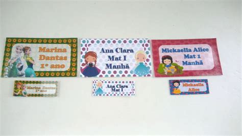 Produtos Escolares Etiquetas Elo7 Produtos Especiais