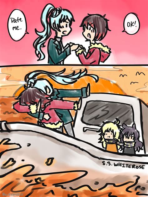 Weiss And Ruby Date By Pockynuko12000 On Deviantart
