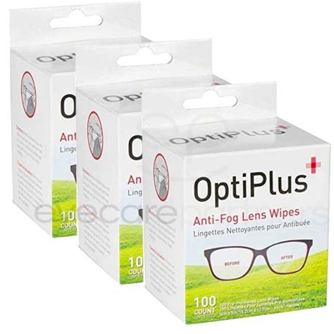 Optiplus Anti Fog Lens Wipes Eyecare Partners