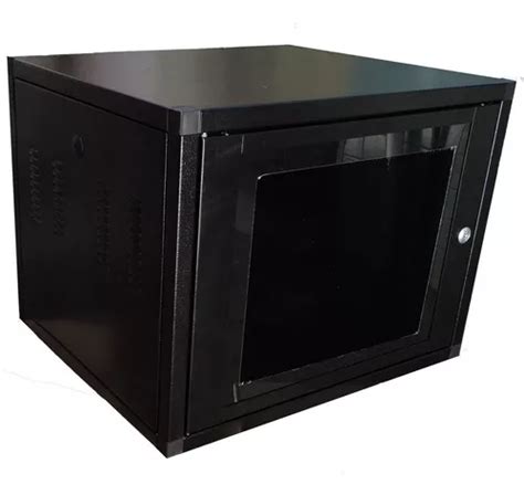 Mini Rack De Parede 8u X 570mm Preto Texturizado Switch Rede Mercadolivre