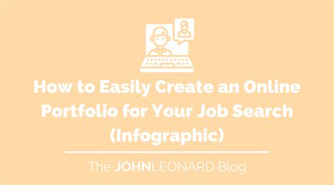 How To Easily Create An Online Portfolio For Your Job Search