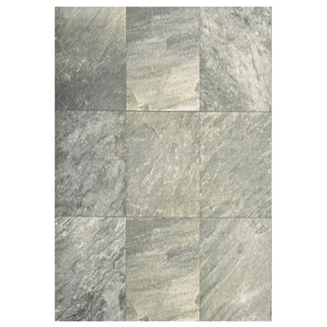 Interceramic Imperial Quartz 6 Pack Silver Ceramic Floor Tile Common