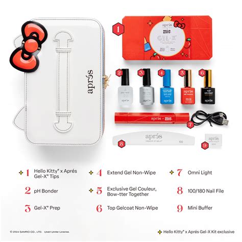 Hello Kitty® X Aprés Gel X® Nail Extension Kit