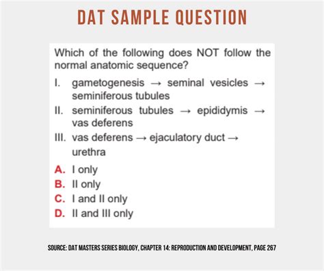 Dat Sample Question Biology The Correct Answer Will Be Posted