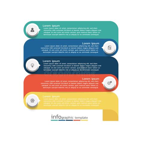 Vector Element Design Template Business Infographic Concept Stock Vector Illustration Of Data