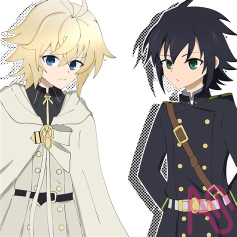Yuichiro Y Mikaela De Owari No Seraph Scarleth Illustrations Art Street