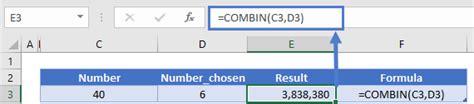 COMBIN Function Examples Excel VBA Google Sheets Automate Excel