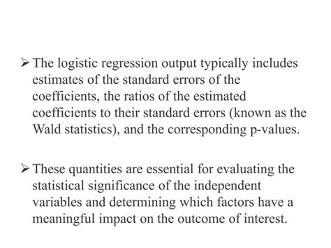 Conditional Probablity In Logistic Regression PPTX Physics Science