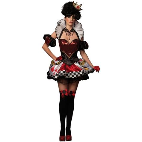 Adult Sexy Red Queen Of Hearts Costumes Deluxe Theatrical Quality