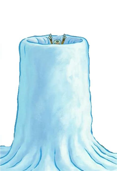 Squidward Snow Fort Blank Template Imgflip
