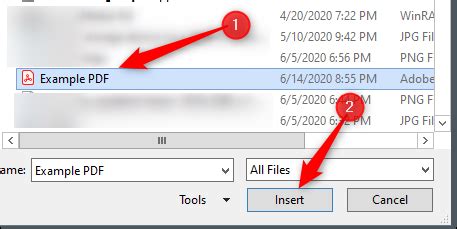How To Insert A PDF Into Microsoft Word