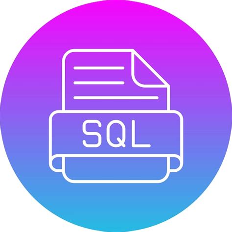 Iconos De Sql Vector Premium
