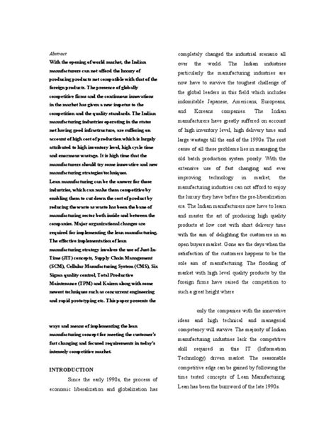 Pdf Lean Manufacturing 11 Dokumen Tips