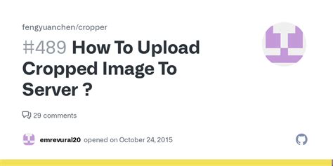 How To Upload Cropped Image To Server Issue Fengyuanchen