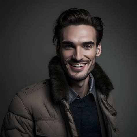 Free Image Studio Portrait Of A 30 Years Old Man On Gray Background