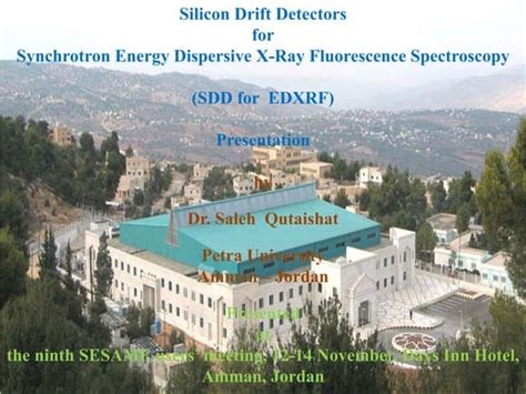 Edax Energy Dispersive Xray Spectroscopy Ppt