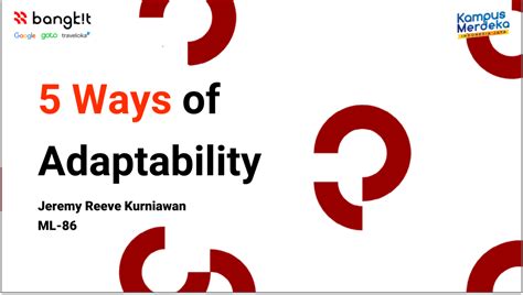 5 Ways Of Adaptability