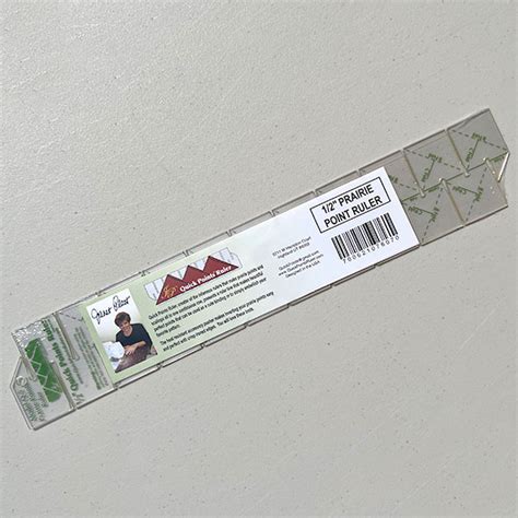 Quick Points 1 2 Prairie Point Ruler Q5 The Sewing Collection