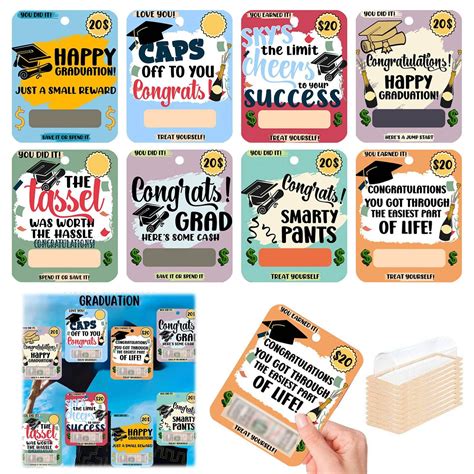 Cfklopgg Graduation Cards Class Of 2025 Humorous Set Of 8 Graduation