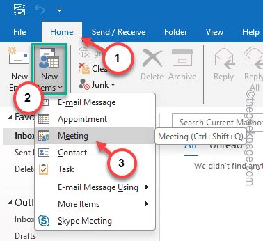 如何在 MS Outlook 中创建会议请求