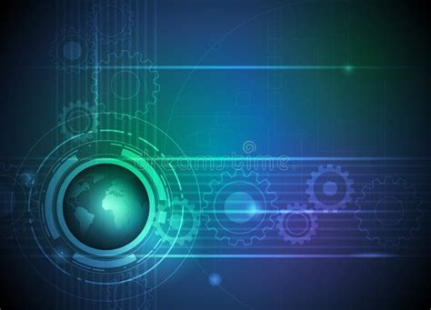 Abstract Future Digital Science Technology Concept Stock Vector Illustration Of Line Business