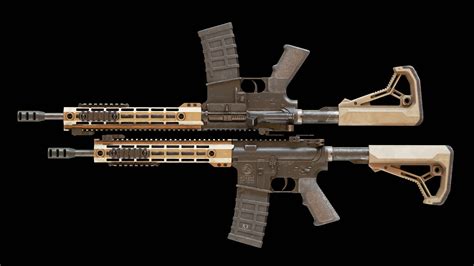 Ar15 Assault Rifle Game Ready Flippednormals