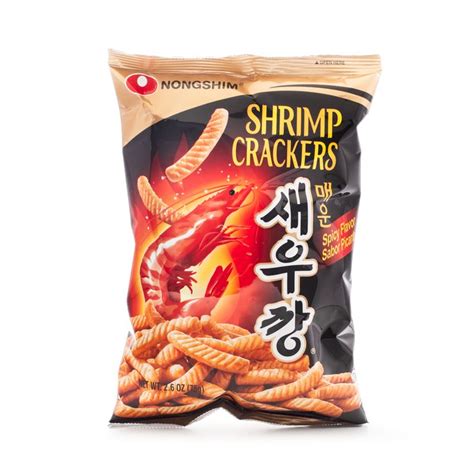 A Bag Of Shrimp Crackers On A White Background