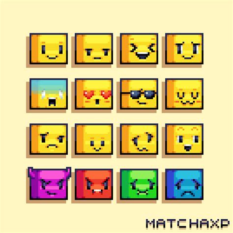 Pixel Art Emotes