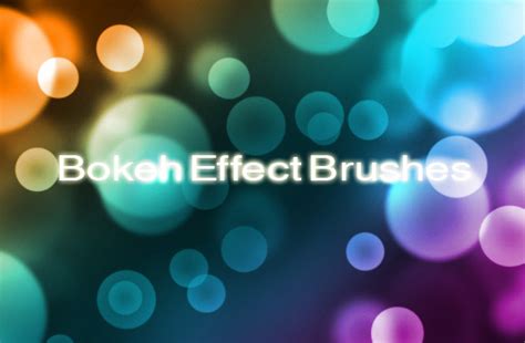 bokeh effect brushes wegraphics