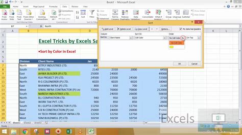 skrlearningpoint excel in hindi sort by color in excel in hindi by