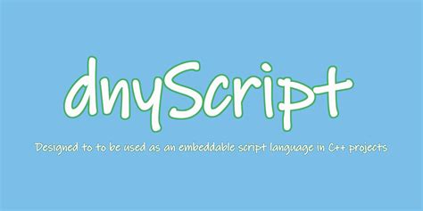GitHub Danielbrendel DnyScriptInterpreter A Script Interpreter For