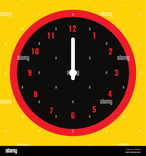 Time And Clock Vector Illustration Stock Vector Image Art Alamy