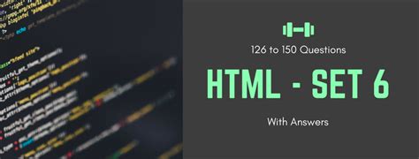 Html Questions With Answers 126 To 150 Questions Set 6 Yeah Hub