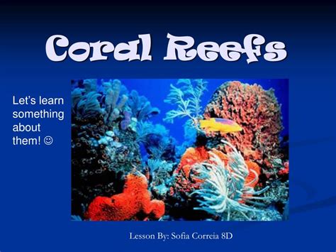 Ppt Coral Reefs Powerpoint Presentation Free Download Id2808777