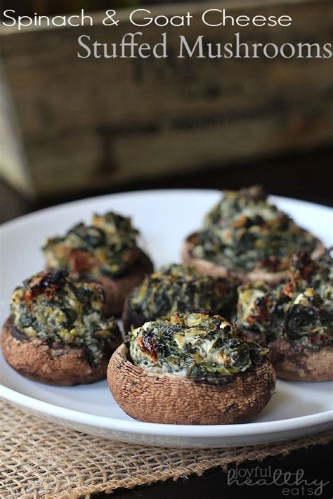 Goat Cheese Stuffed Mushrooms Recip Zoid