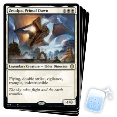 Zetalpa Primal Dawn X4 Dominaria United Commander Magic Mtg Mint Card