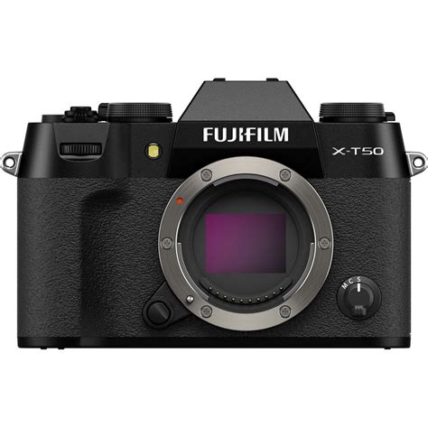 Fujifilm X T50 Mirrorless Body Black 600024061 Aps C Vistek Canada