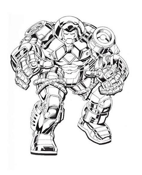 Ataque Hulkbuster Para Colorir Imprimir E Desenhar Colorir Me