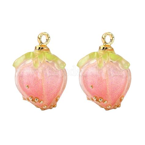 Wholesale Handmade Epoxy Resin Flower Pendants