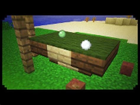 Minecraft: How to make a Pool Table (Improved Version) - YouTube