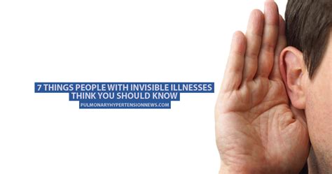 7 Things People With Invisible Illnesses Think You Should Know