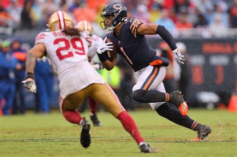49ers Top 10 Talanoa Hufangas Performance Against The Bears Ranks No