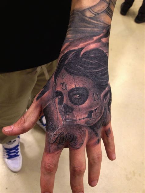 ~sugar Skull Girl~ With Images Hand Tattoos Sugar Skull Girl