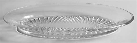 Diamond Point Clear Oval Covered Butter No Lid By Indiana Glass