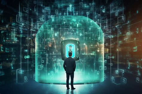 Premium Photo Ensuring Cyber Security And Privacy Safeguarding Personal Information And Secure