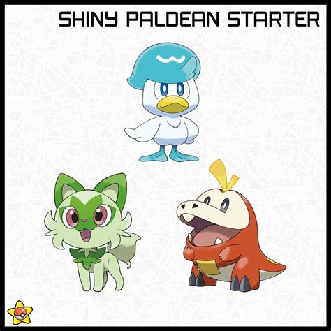 Shiny Paldean Starter Thepokestar