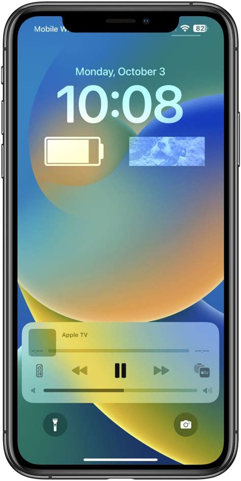 An Iphone With The Time Displayed On It